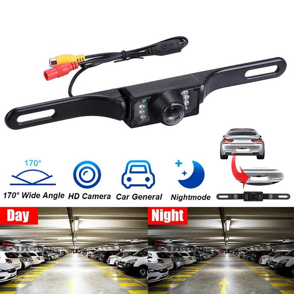 170° HD Night Vision Car AUTO Rear View Reverse Backup Parking Camera ...