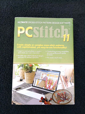 PC Stitch 11 Ultimate Cross-Stitch Pattern Design Software VG in Bo | eBay