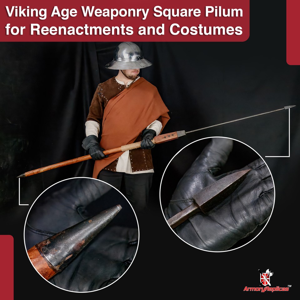 Authentic Roman Pilum Spear - Historical Replica -Collectible ...