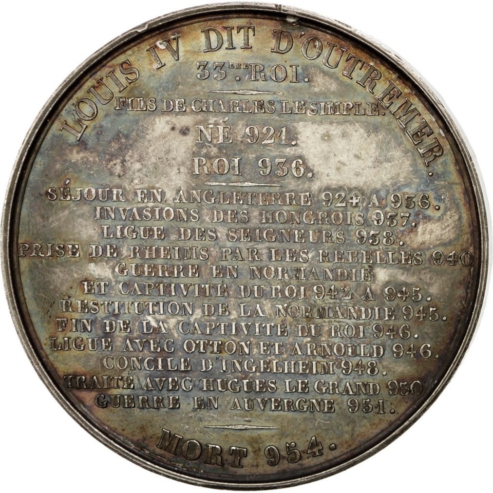 Frankreich, Medal, Louis IV, History, Caqué, VZ+, Kupfer | eBay