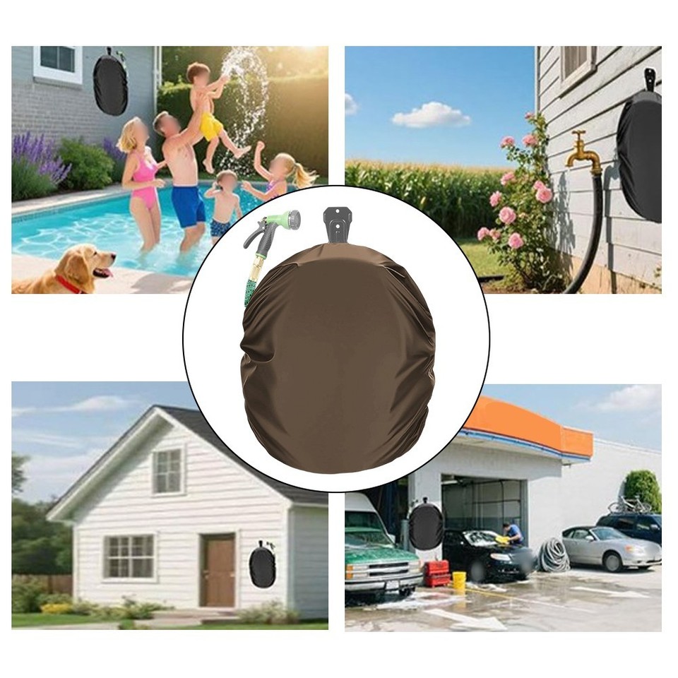 For Garden Hose Reel Cover Double-layered Fabric Weatherproof ...