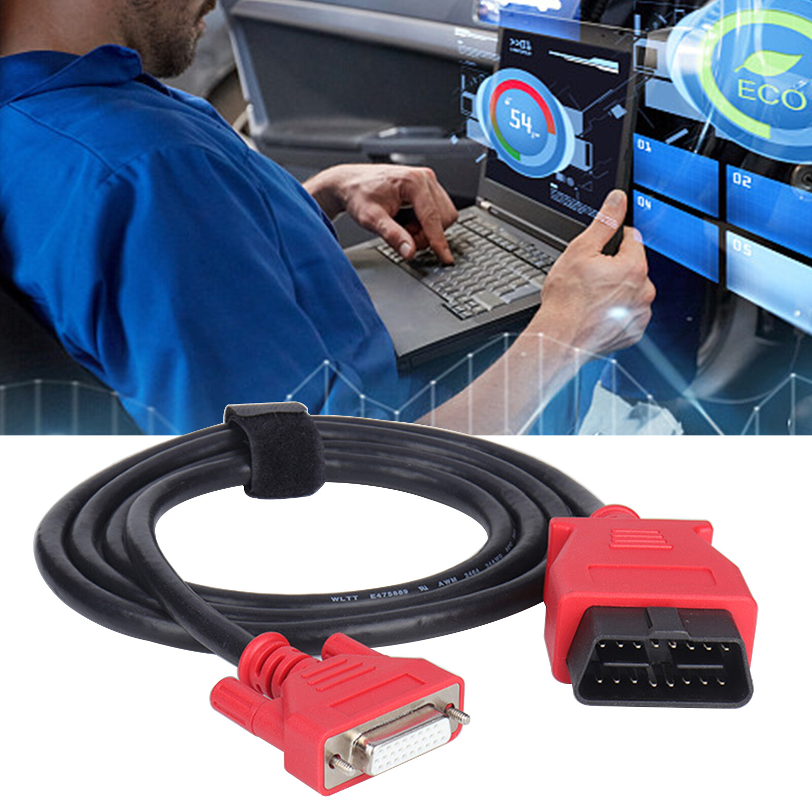 OBD2 Main Test Cable For Autel MaxiSys MS908 MS908P OBDII Scanner ...