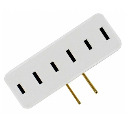 (K) Leviton 63 Polarized Triple Outlet (White) Box of 7 | eBay