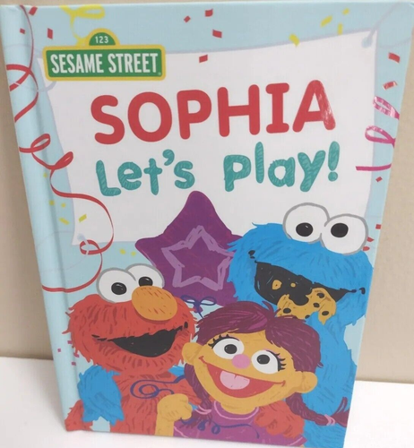 Sophia Sesame Street Book Let’s Play Put Me In The Story Personalized ...