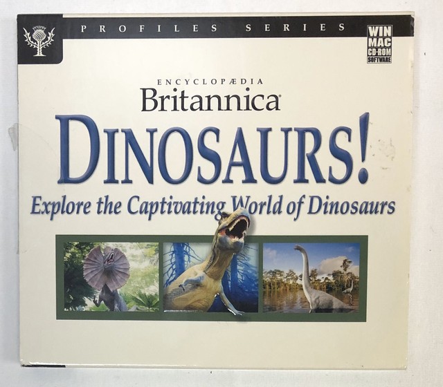 ENCYCLOPEDIA BRITANNICA - DINOSAURS! PC CD-ROM VIDEO GAME | eBay