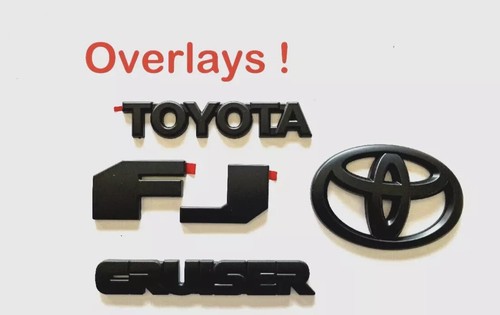 Rear Door Logo Overlay Badge Emblem For Toyota FJ Cruiser 2007-2015 ...