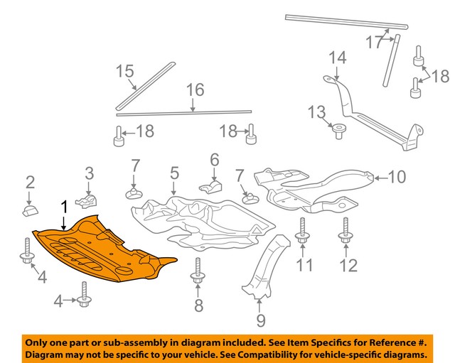 Mercedes MERCEDES-BENZ OEM Splash Shield-Front Under Engine Cover ...