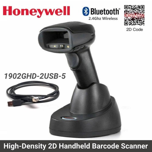 Honeywell Xenon 1902GHD-2USB-5 Wireless 2D Area-Imaging Barcode Scanner ...