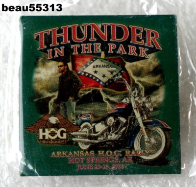 ⭐2016 HARLEY DAVIDSON OWNERS GROUP HOG ARKANSAS STATE RALLY PIN | eBay