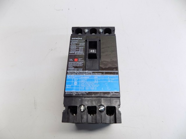 Siemens TA6ED06 45Amp Circuit Breaker 3 Pole | eBay