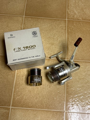 Vintage Bando Sea Master FX1600 Ocean Fishing Reel w/ Box & Extra Long ...