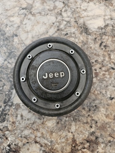 1987-1995 Jeep Wrangler Cherokee Steering Wheel Center Horn Button XJ ...