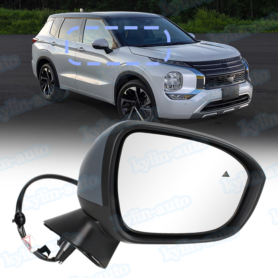 Right Side Mirror W/ Camera Primer For Mitsubishi Outlander PHEV 2023 ...