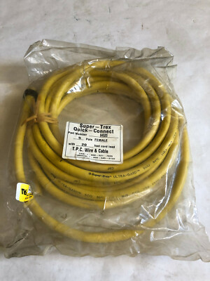 SUPER-TREX 84520 T.P.C. WIRE CABLE 84520,5POLE FEMALE 20' SERVO,ENCODER ...