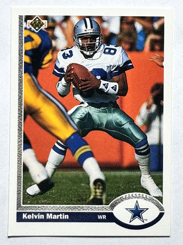 KELVIN MARTIN Dallas Cowboys, Seahawks, Eagles 1991 Upper Deck Football ...