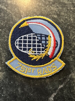 751st SQUADRON AC&W AIR FORCE PATCH USAF Radar Rare Mt. Laguna CA AFB ...
