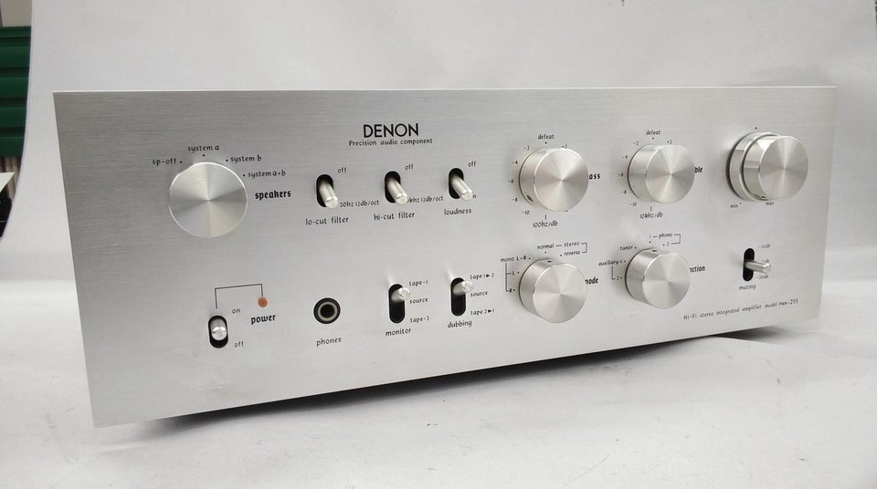 DENON PMA-255 Hi-Fi Stereo Integrated Amplifier Tested Japan Works JP ...