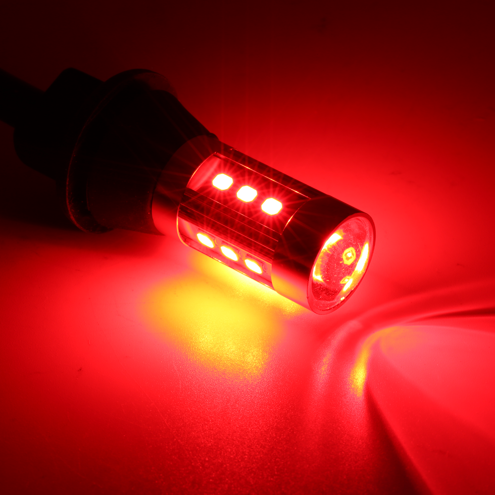 Syneticusa 3157/3057K Red Blinker Rear Brake Tail LED Light Bulbs | eBay