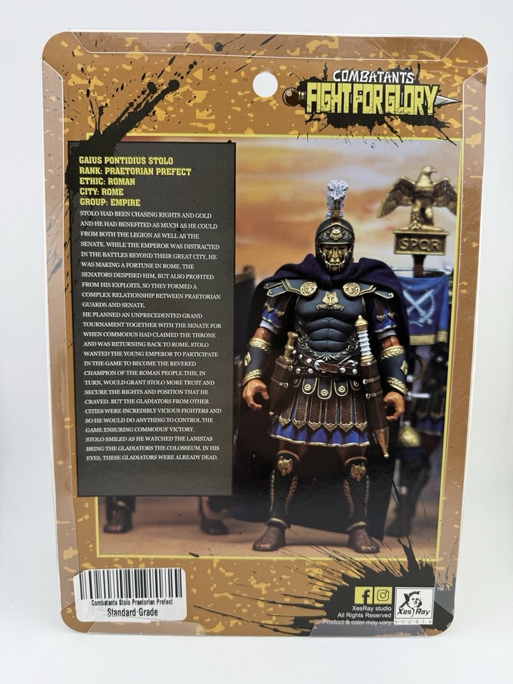 Xesray Studio Combatants Fight For Glory 7” Stolo Action Figure Wave 2 ...