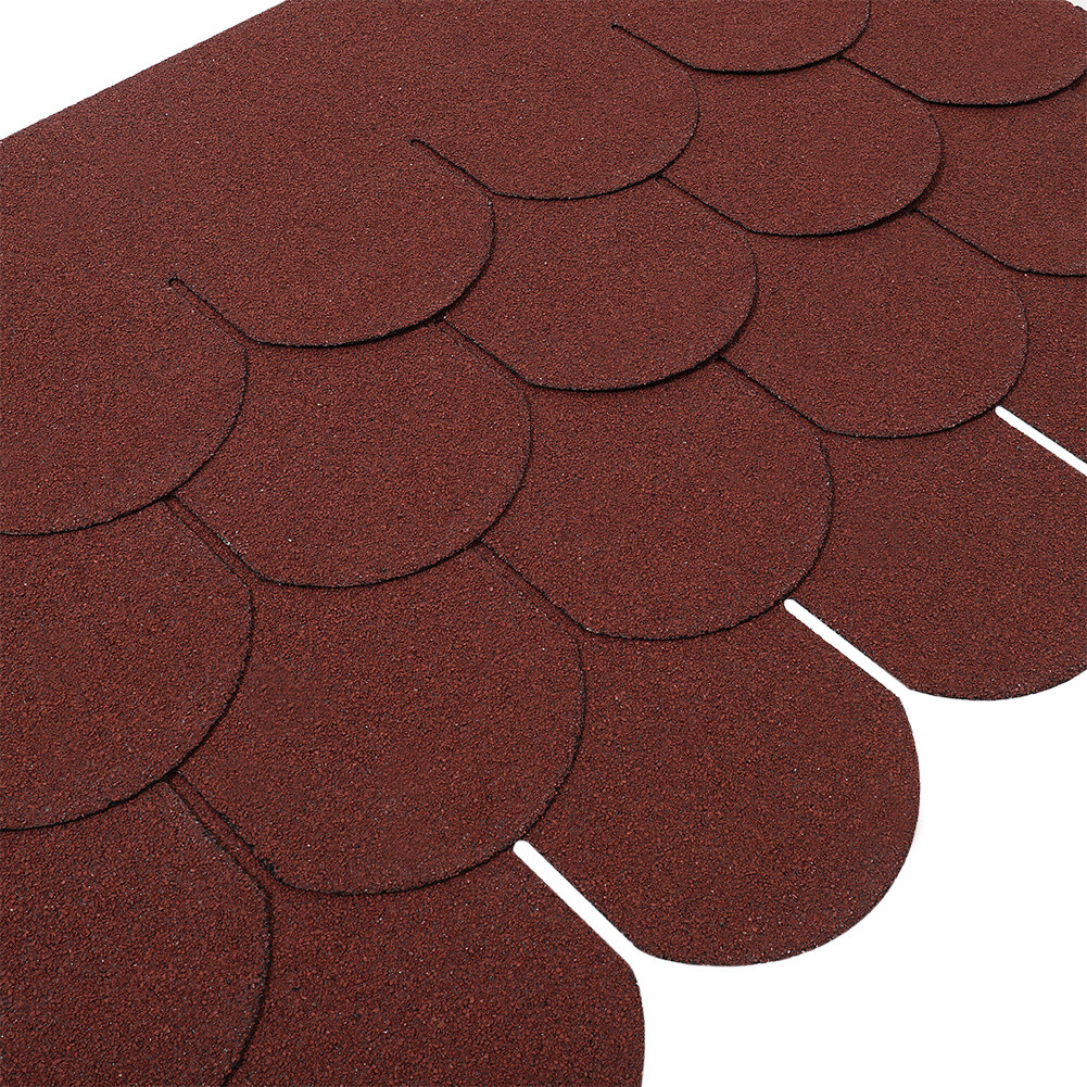 Pack of 18 Tiles Roofing Felt Shingles Mosaic Asphalt Roof Tiles ...