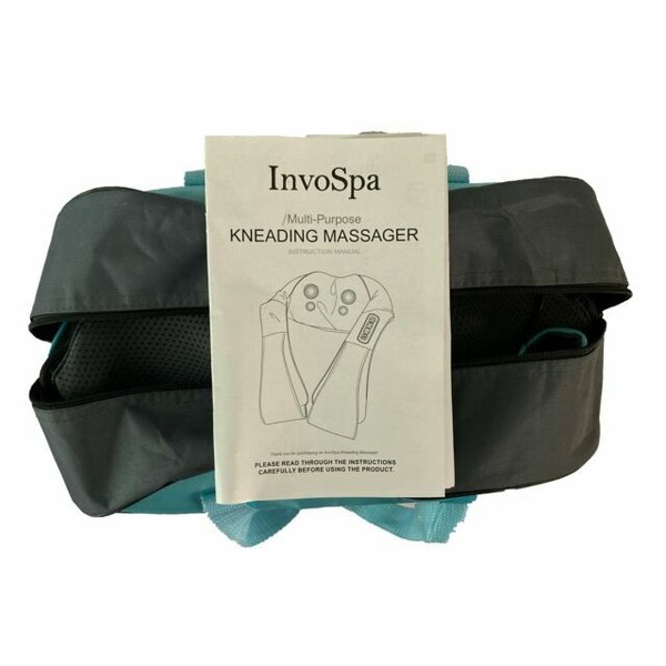 InvoSpa JC-668 Shiatsu Back shoulder and Neck Massager With Heat ...