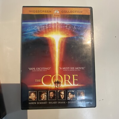 The Core DVD, 2003, Widescreen Aaron Eckhart, Sci-Fi Thriller ...