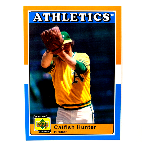 Catfish Hunter 2001 Upper Deck Decade of the 70's Card #5 Oakland ...