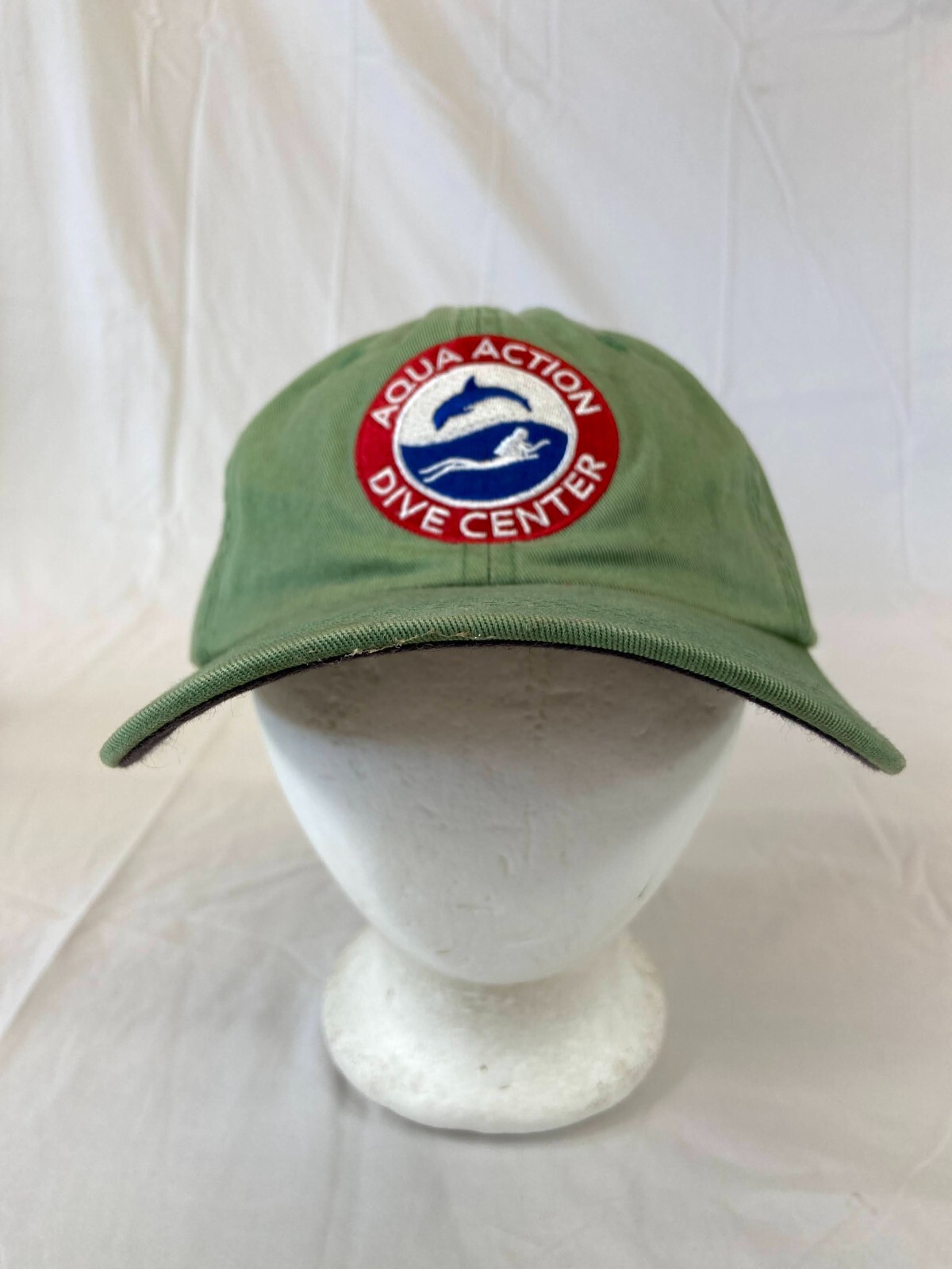 Aqua Action Dive Center Baseball Cap Buckleback Hat D… - Gem