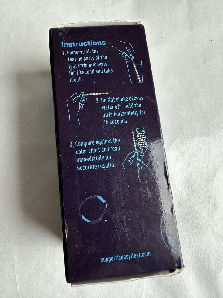 EASYTEST 7-Way Pool Test Strips 150 Strips Water Chemical Testing for ...