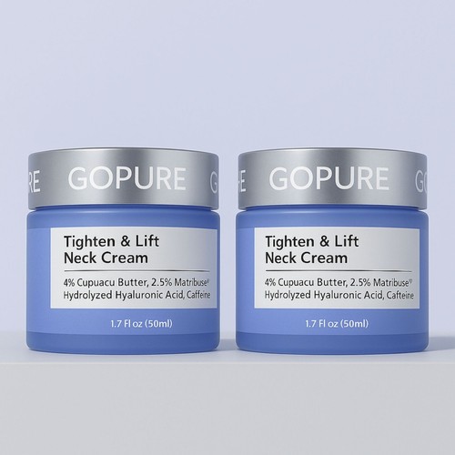 goPure Pack 2 Neck Firming Cream - Anti-Aging Tightening & Lifting ...