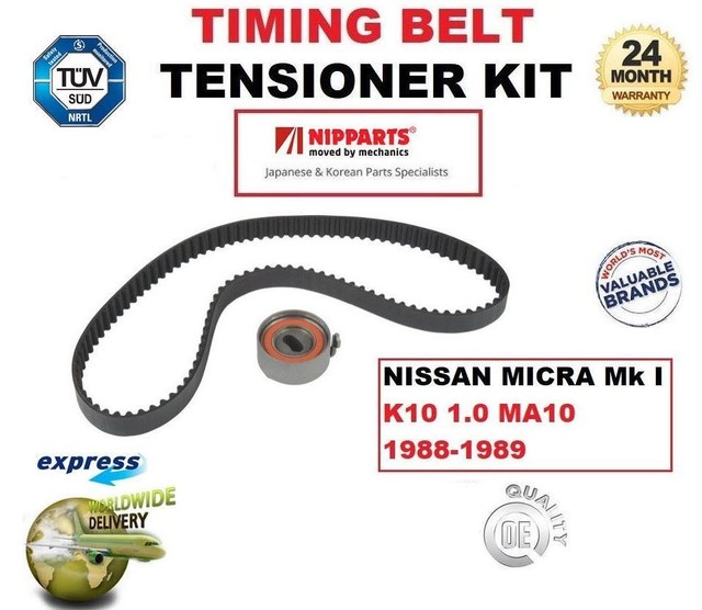 FOR NISSAN MICRA Mk I K10 1.0 MA10 1988-1989 TIMING CAM BELT ...