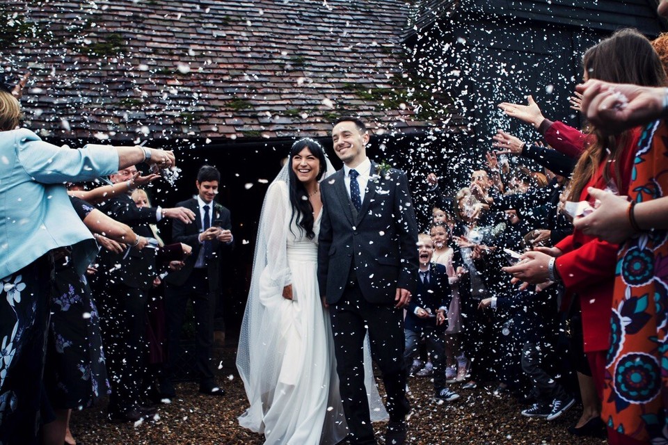 SNOW Confetti Compostable Vegan Eco WEDDING Natural Biodegradable Fake ...
