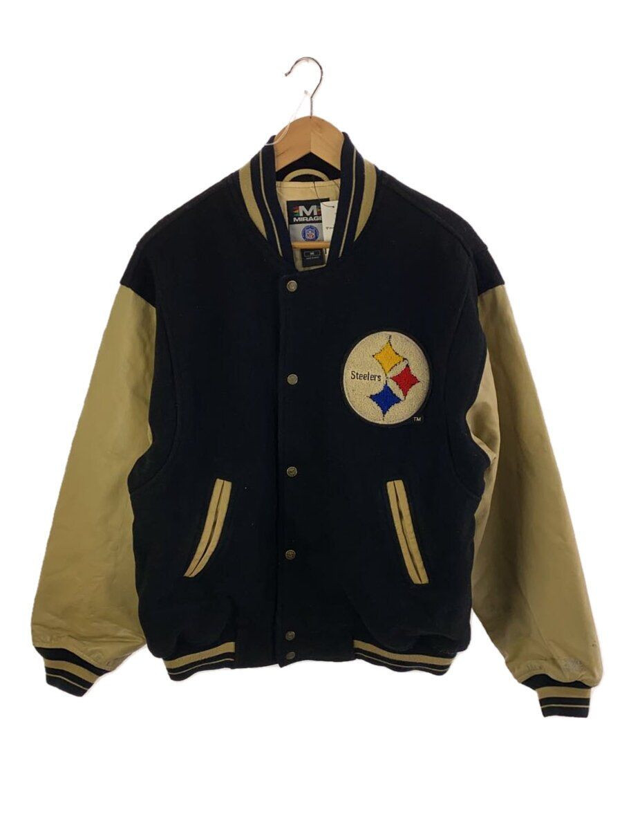 MIRAGE Stadium Jacket Steelers Sleeve Leather M Wool … - Gem