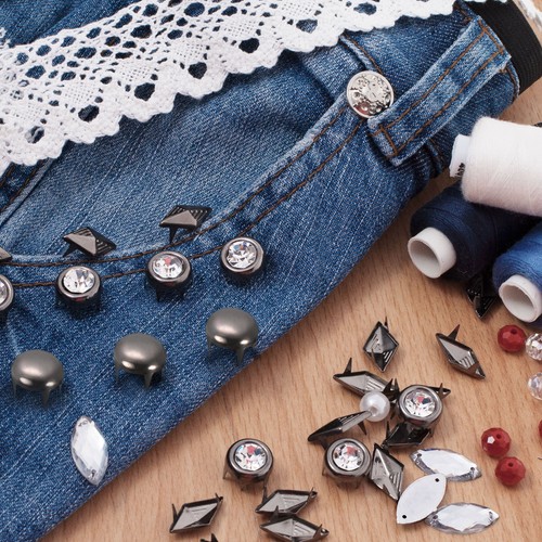 200Pcs 10mm Gold Round Dome Studs for Leather Craft Accessories | eBay