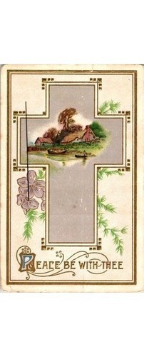 1911 San Diego County Postcard Pastoral Scene Floriated Cross Campo ...