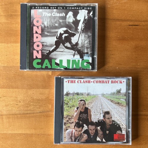 THE CLASH 2 CD “Combat Rock, London Calling” like Ramones, Sex Pistols ...