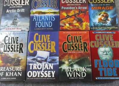Clive Cussler Novels Large Selection Combine Postage Complete Your ...
