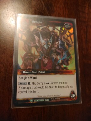 Sen'jin Timewalkers 18/30 Ver.2 FOIL World of Warcraft TCG ENG NM | eBay