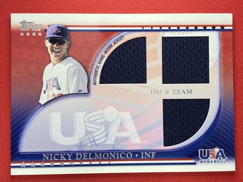 2010 Topps USA Baseball #USAR-ND Nicky Delmonico USA Triple Jersey | eBay