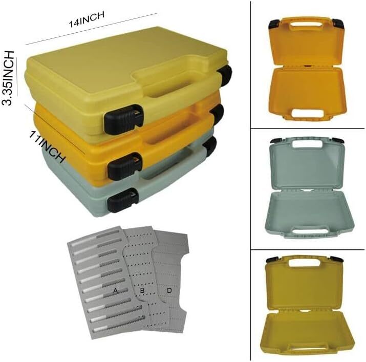 Aventik Streamer Fly Boxes Click Lock Large Streamer Flies Storage ...