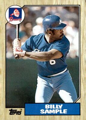 1987 Topps #104 Billy Sample | eBay