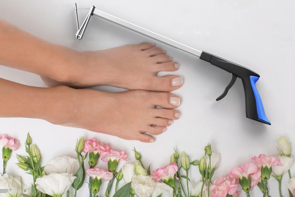 Nail Clipper For Fingernails, Pistol-grip Remote Long Handle Toe Nail ...