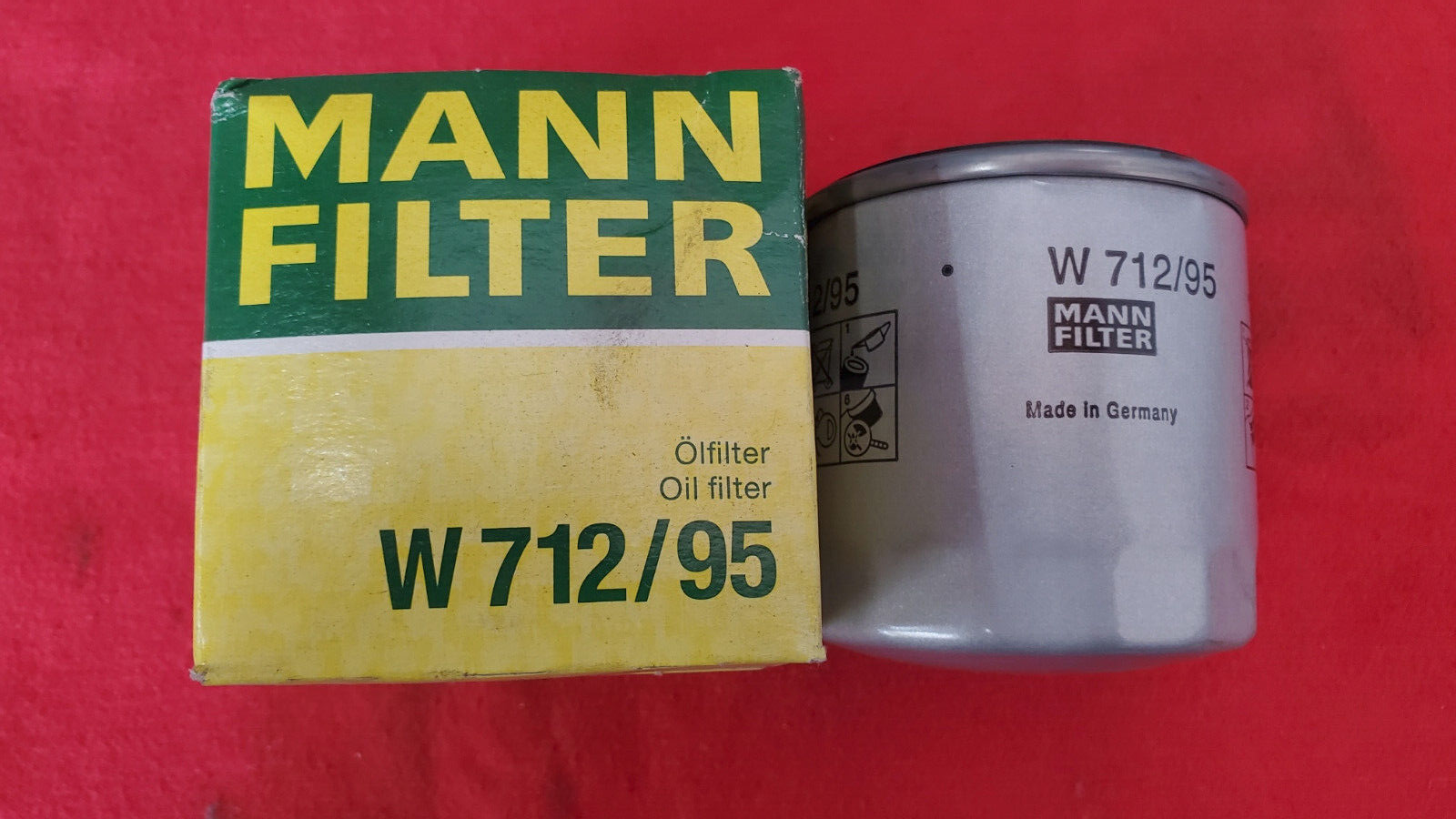 MANN OIL FILTER W712/95 FITS VW GOLF, JETTA | eBay