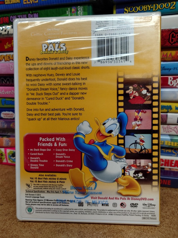 Classic Cartoon Favorites - Best Pals - Donald & Daisy [Vol. 11] [DVD ...