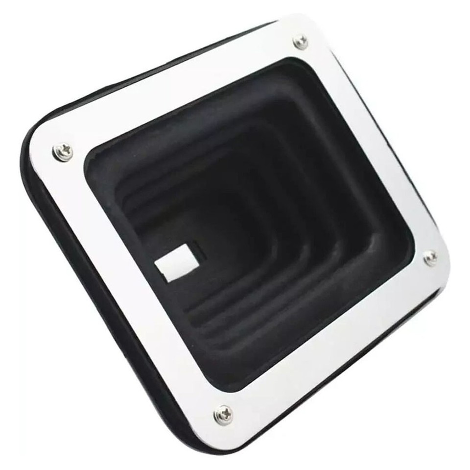 Quality Small Rubber Shifter Boot Kit Universal with Chrome Plate 5-5/8 ...