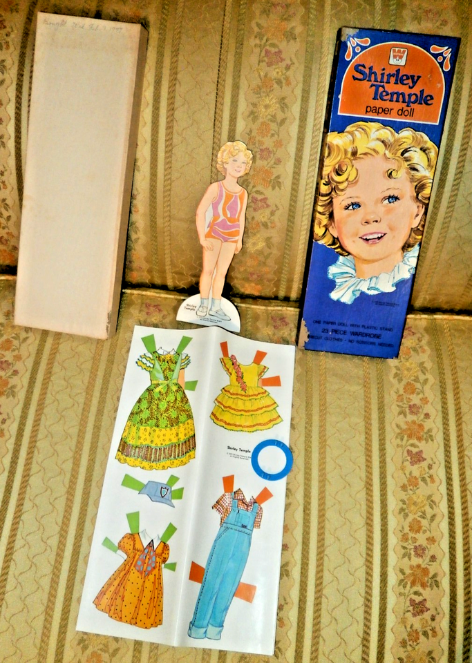 Shirley Temple Paper Doll 1976 Playset *VINTAGE & NEW & BOX* | eBay