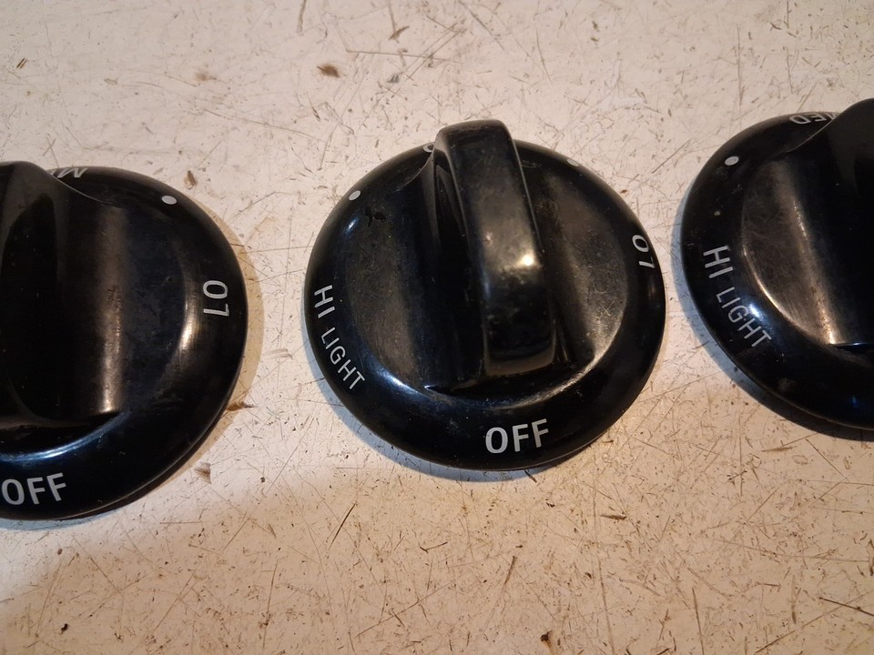 5 Vintage Kenmore Gas Range Stove Burner Control Selector Knobs KIP ...