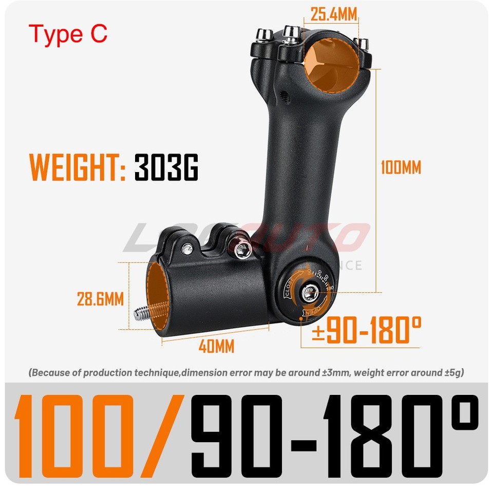 25.4/31.8mm Adjustable Stem Riser For MTB Mountain Road Bike Bicycle ...