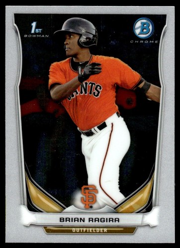 Brian Ragira 2014 Bowman Chrome Prospects Rookie 1st Card RC #BCP100 ...