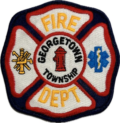 VINTAGE MICHIGAN MI GEORGETOWN TOWNSHIP FIRE DEPT PATCH OTTAWA COUNTY ...